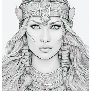 Vikings, Wolves & Eagles Coloring Book: 20 Printable Pages (PDF) - Etsy