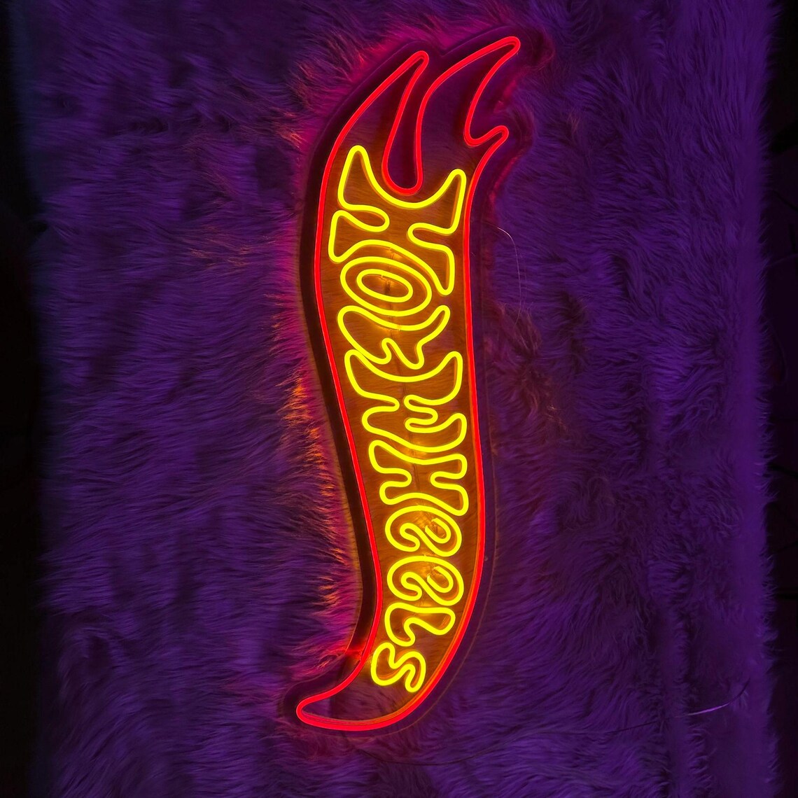 Hot Wheels Neon Sign Gifts for Him Custom Neon Sign Personalized Gift ...