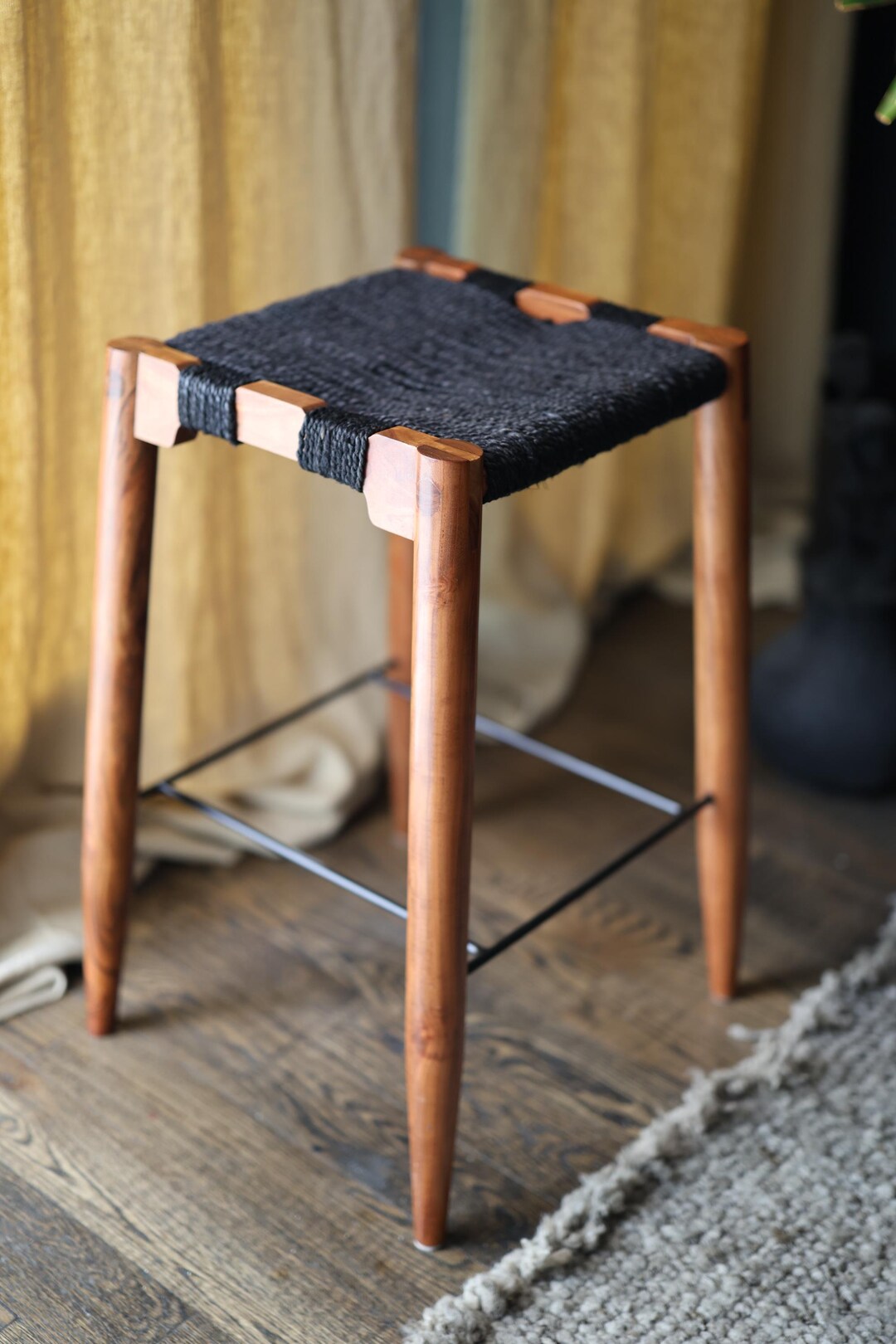 CB2 Wrap Stool - Etsy