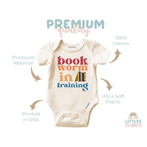 Bookworm in Training Onesie®, Book Club Bodysuit, Future Bookworm ...