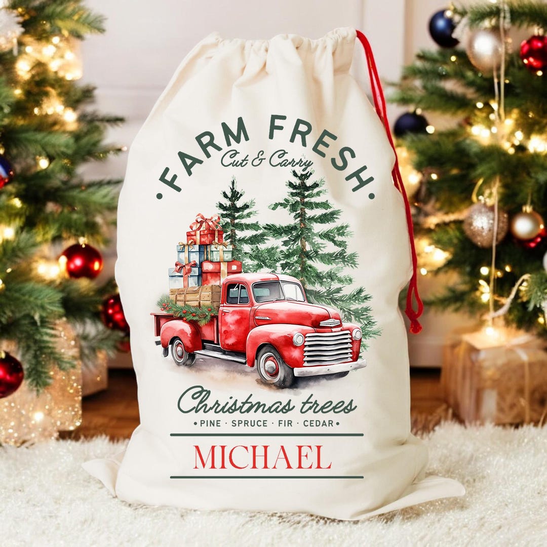 Personalized Santa Sack, Custom Santa Sack, Christmas Present Sack ...