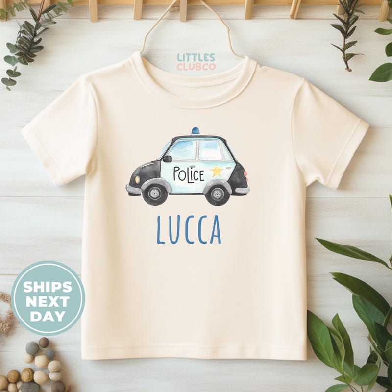 Kids Police Shirt - Etsy