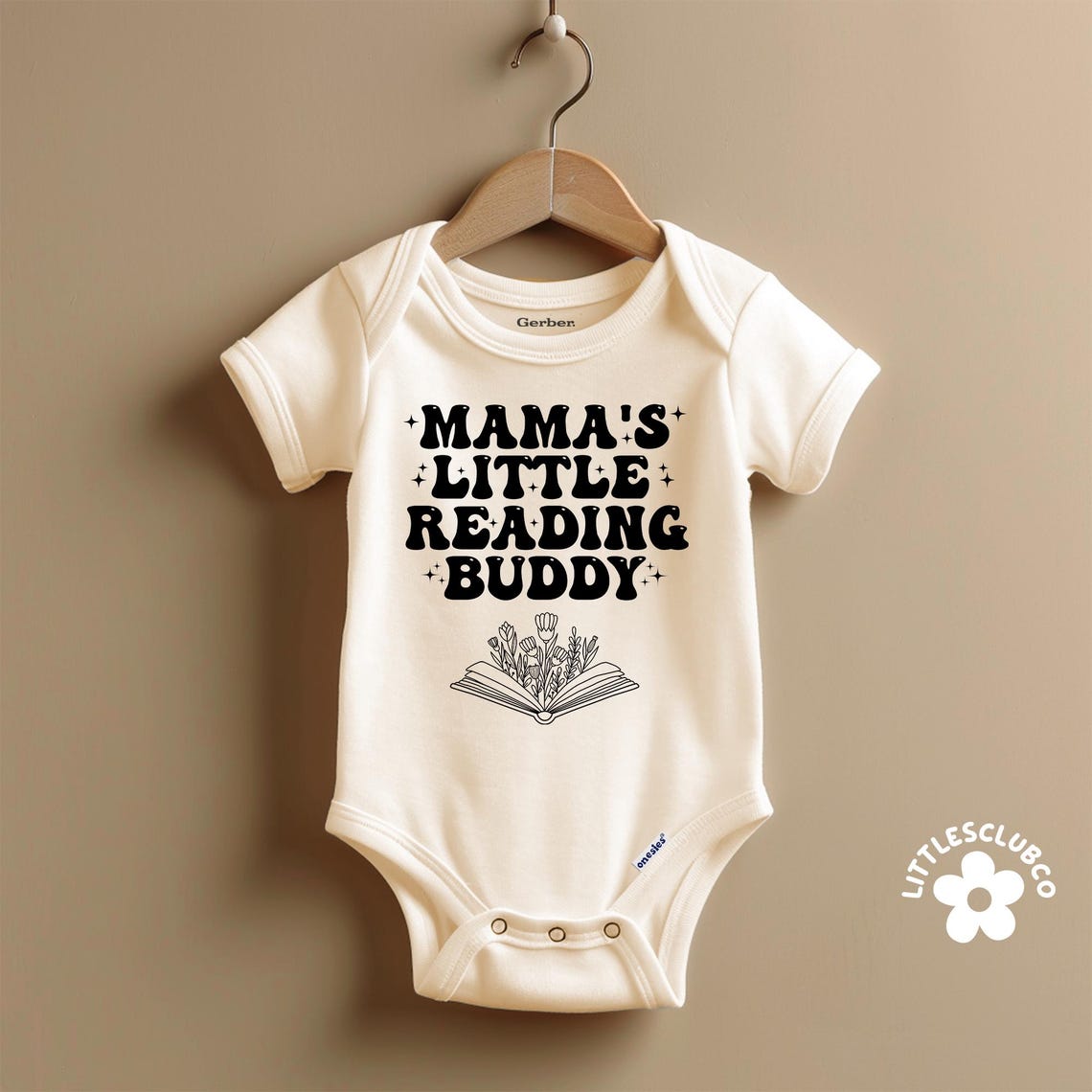 Mama's Little Reading Buddy Onesie® - Bookworm Baby Bodysuit - Etsy