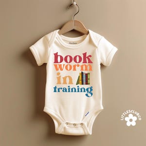 Bookworm in Training Onesie®, Book Club Bodysuit, Future Bookworm ...