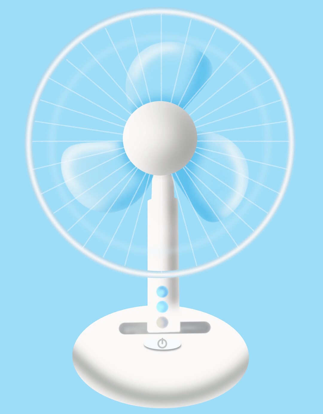 Electric Fan Drawing in GIF, PNG, and Eps File - Etsy Australia