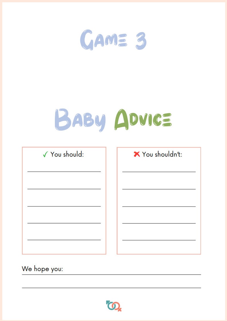 13 Games for Your Gender Reveal or Baby Shower - Etsy