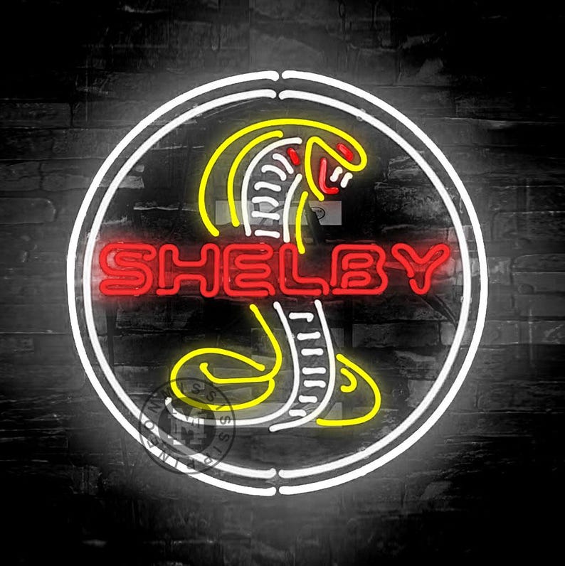 Shelby Cobra Neon Sign Lamp Neon Sign Personalized Gift Handmade Neon ...