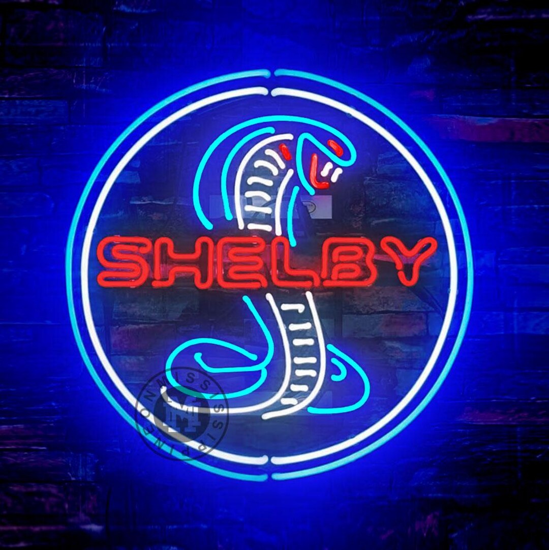 Shelby Cobra Neon Sign Lamp Neon Sign Personalized Gift Handmade Neon ...