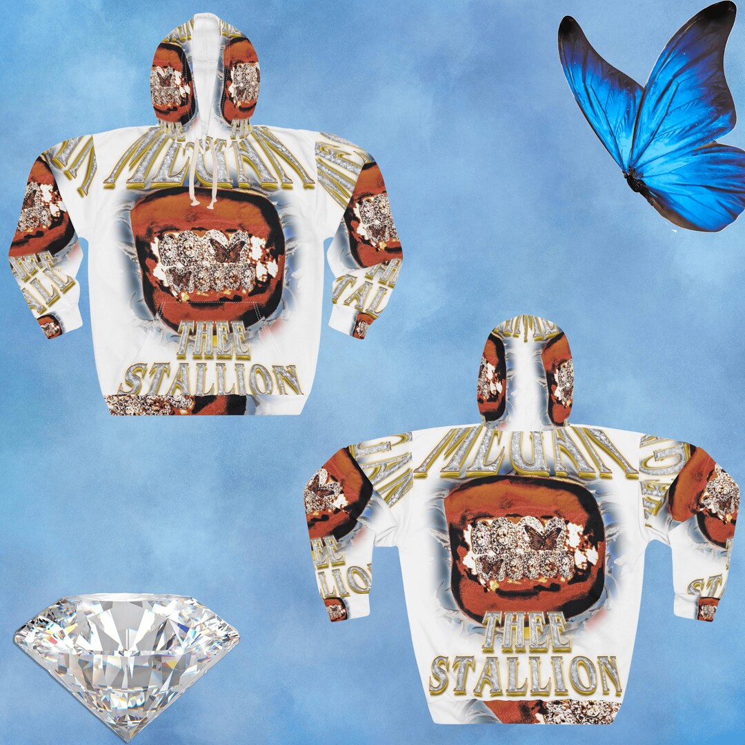 Megan Thee Stallion All Over Print Hoodie, Music Lover Gift, Concert ...