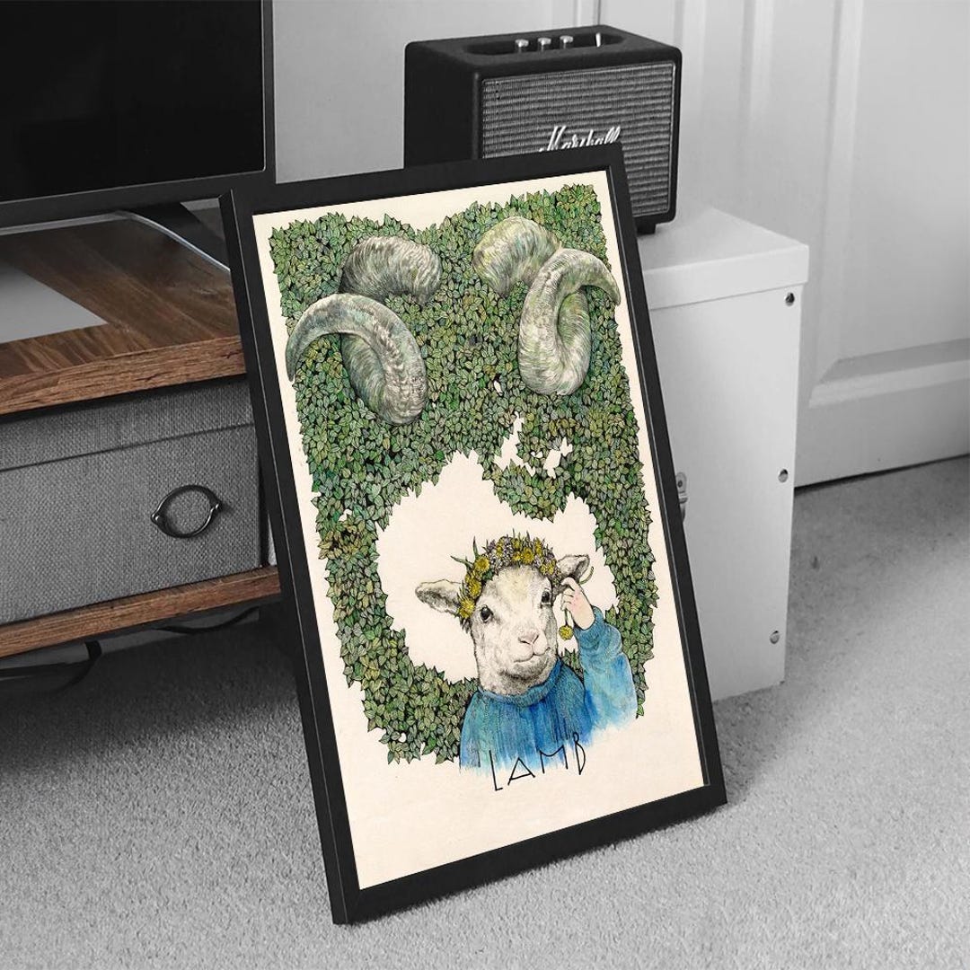 Yuko Higuchi and Idea Oshima Movie Lamb Art B2 Alternative Poster, the ...