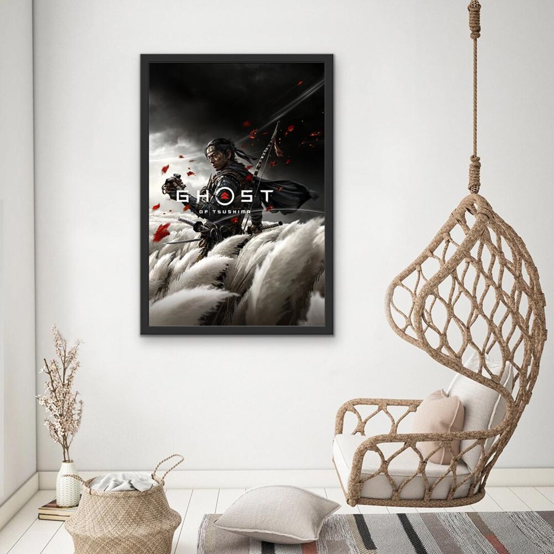 Ghost of Tsushima Premium Poster, High Quality No Frame Posters, the ...