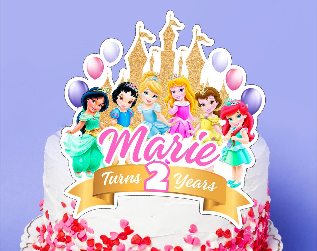 Baby Princess Cake Topper, Baby Princess Centerpiece,baby Princess ...