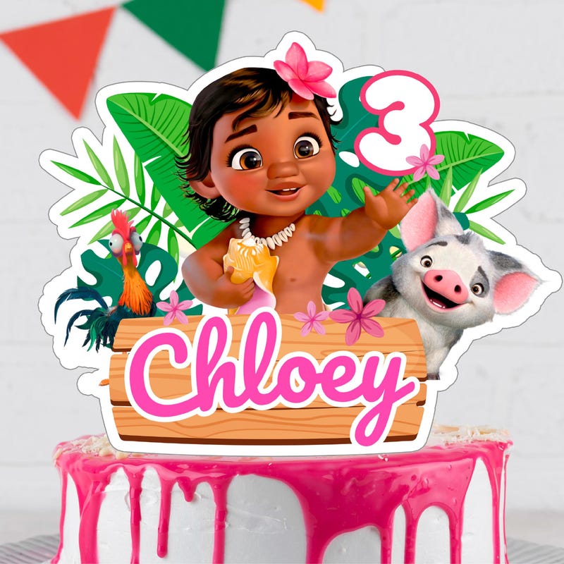 Moana Cake Topper - Etsy