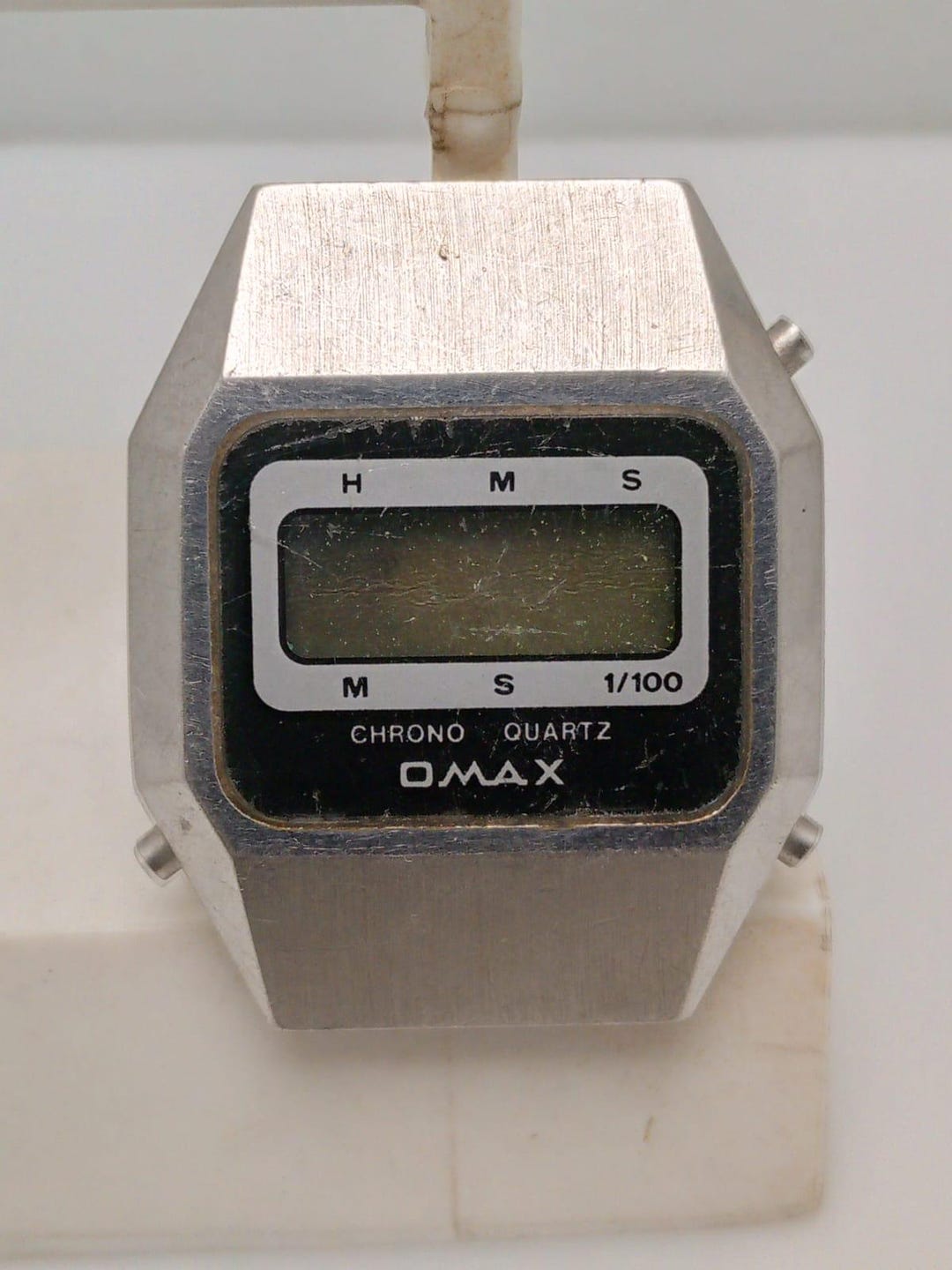 Omax Quartz Chronograph 13127 Digital Vintage Watch for Parts ...