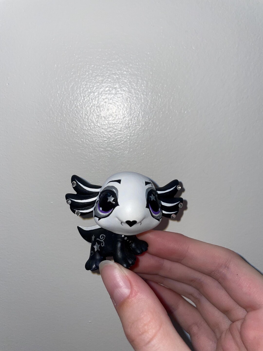 Goth Axolotl - Etsy