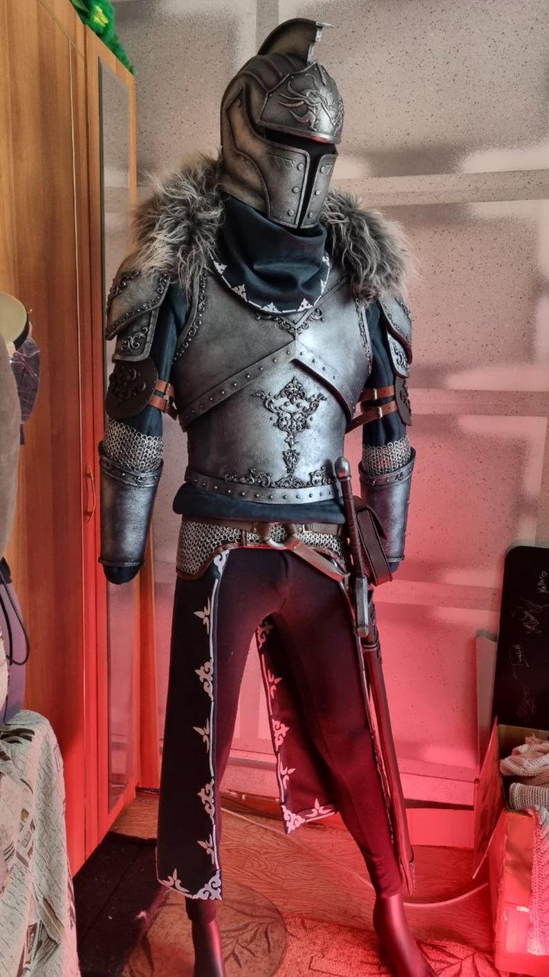Painted Faraam Knight Armor Cosplay Set - Etsy