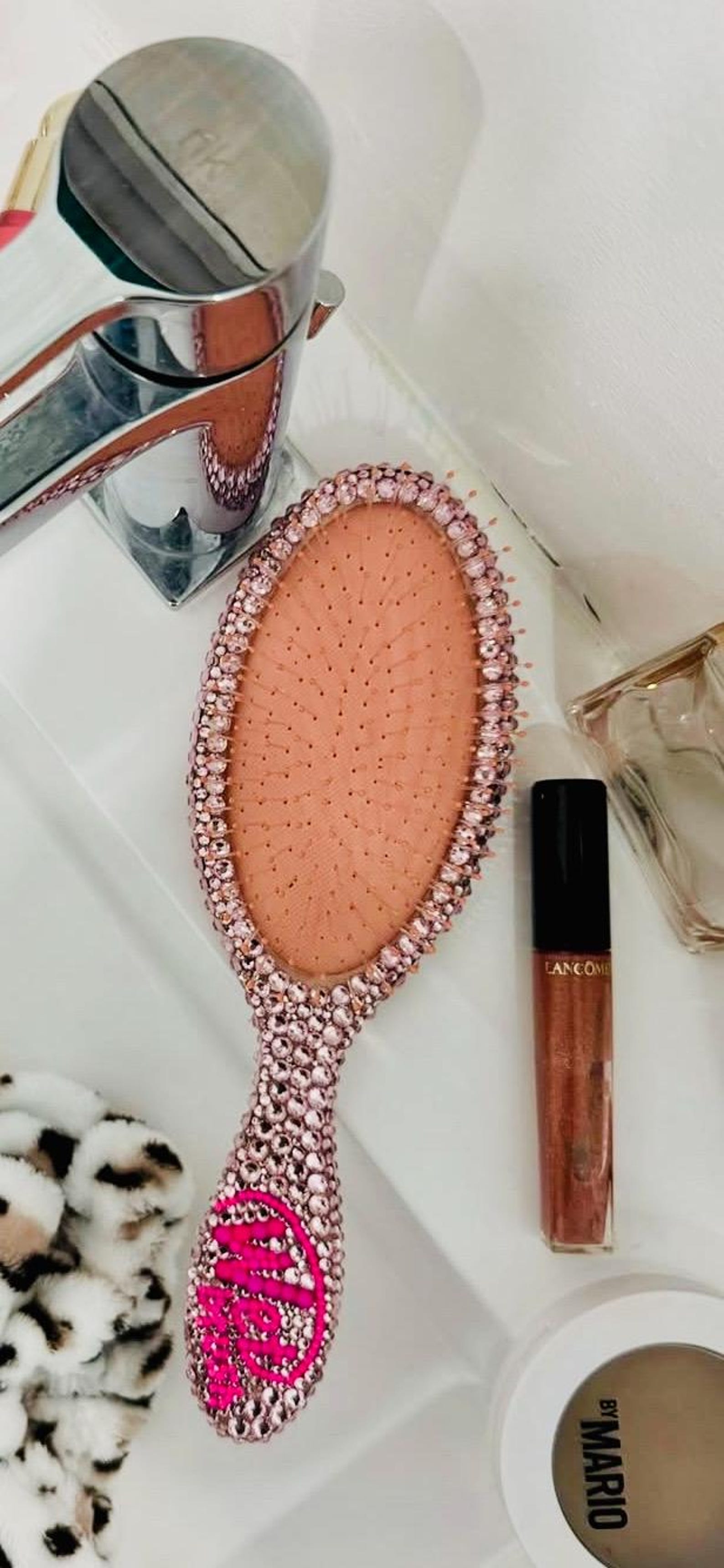 Bedazzled Hairbrush, Rhinestone Bling Brush, Dance Team Gift - Etsy