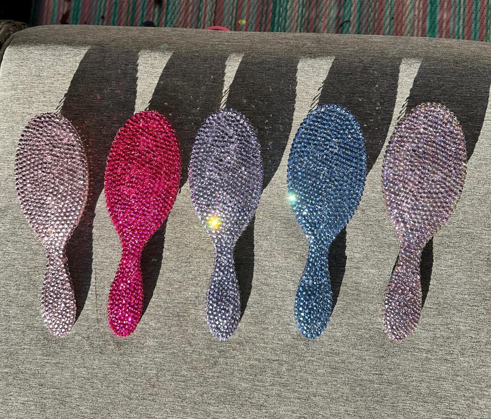 Bedazzled Hairbrush, Rhinestone Bling Brush, Dance Team Gift - Etsy