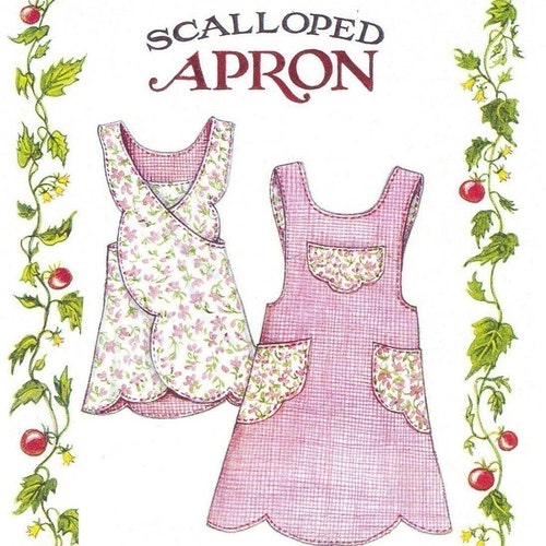 Apron Pattern PDF Women's Full and Half the LUSCIOUS - Etsy
