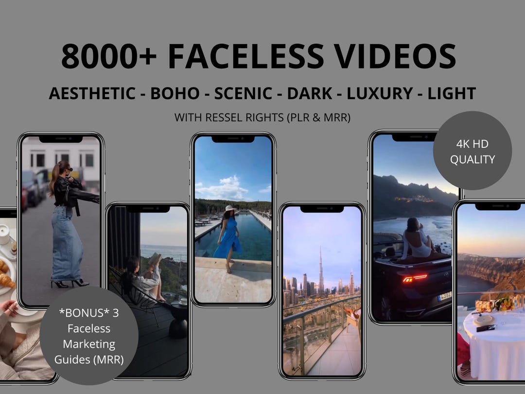 8000+ Faceless Reels Bundle, Faceless Marketing, Faceless Reels ...