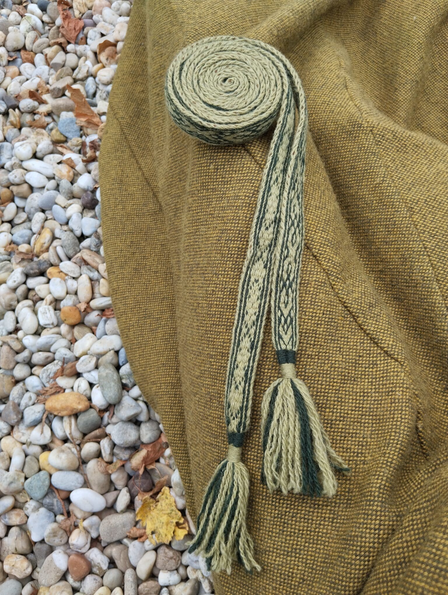 Tablet Woven Belt BIRKA B2 Pattern Inspired by Viking Age Handmade 100% ...