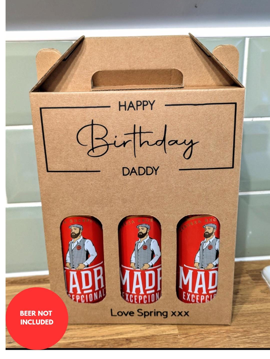 Personalized Birthday Beer Bottle Display Box: Beer Lover Gift - Etsy