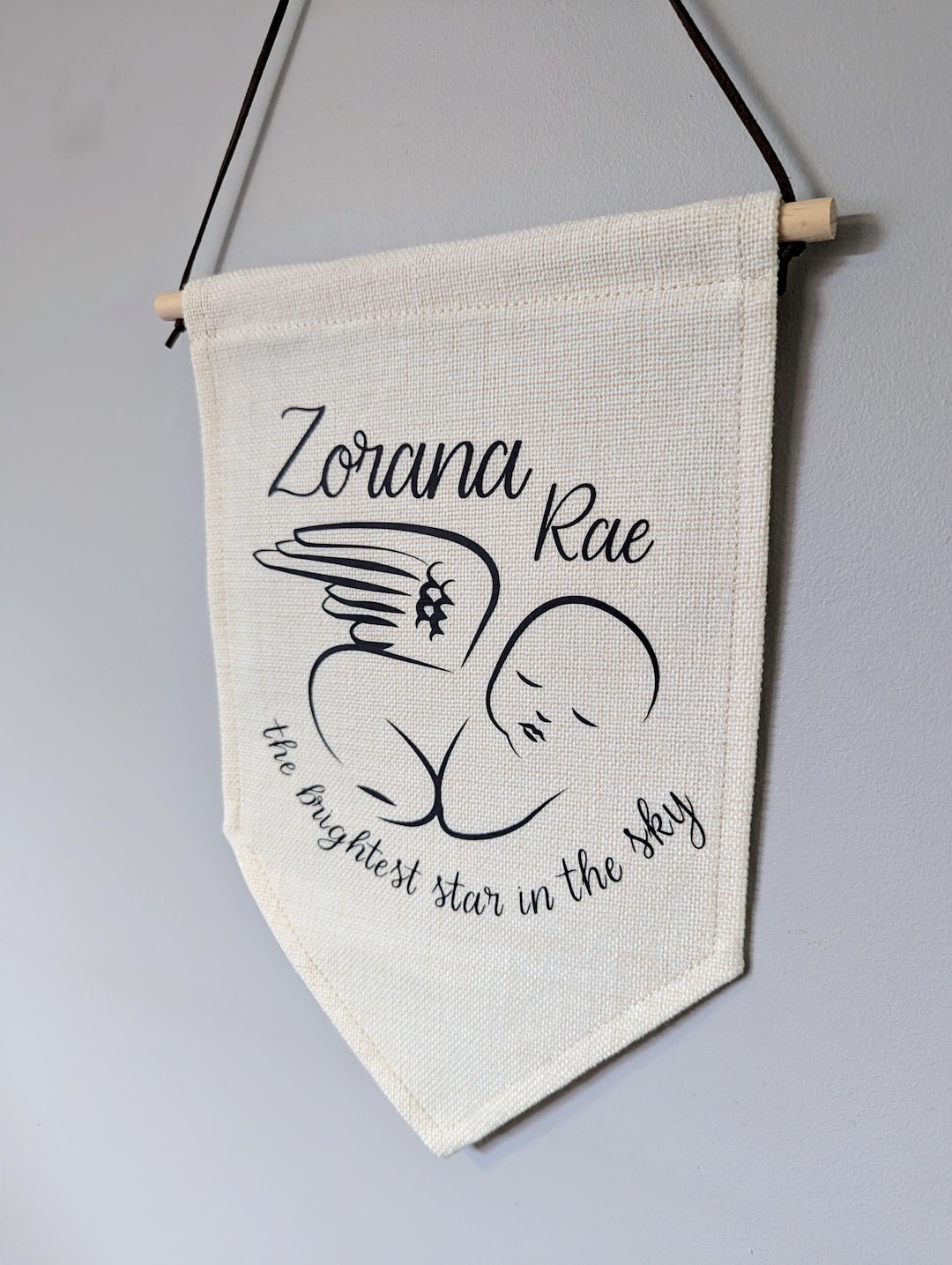 Personalized Memorial Banner: Baby Loss Keepsake, Sympathy Gift - Etsy