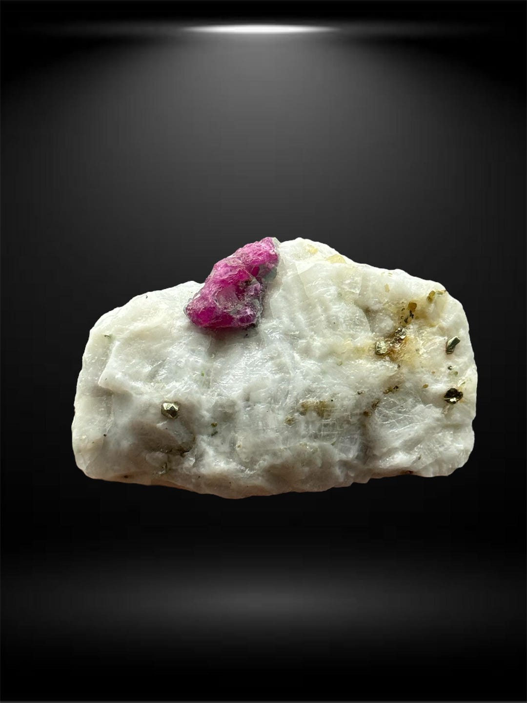 Beautiful Ruby Specimen Combine With Pyrite on Matrix of 65 Gram,ruby From Hunza Valley, Fine ...
