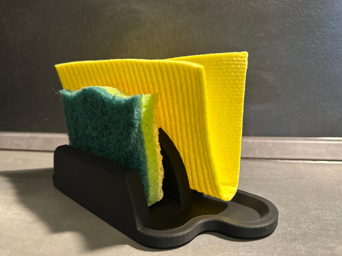 Sleek Minimalist Sponge Dryer Holder Anti Slip Modern Tissue Napkin ...