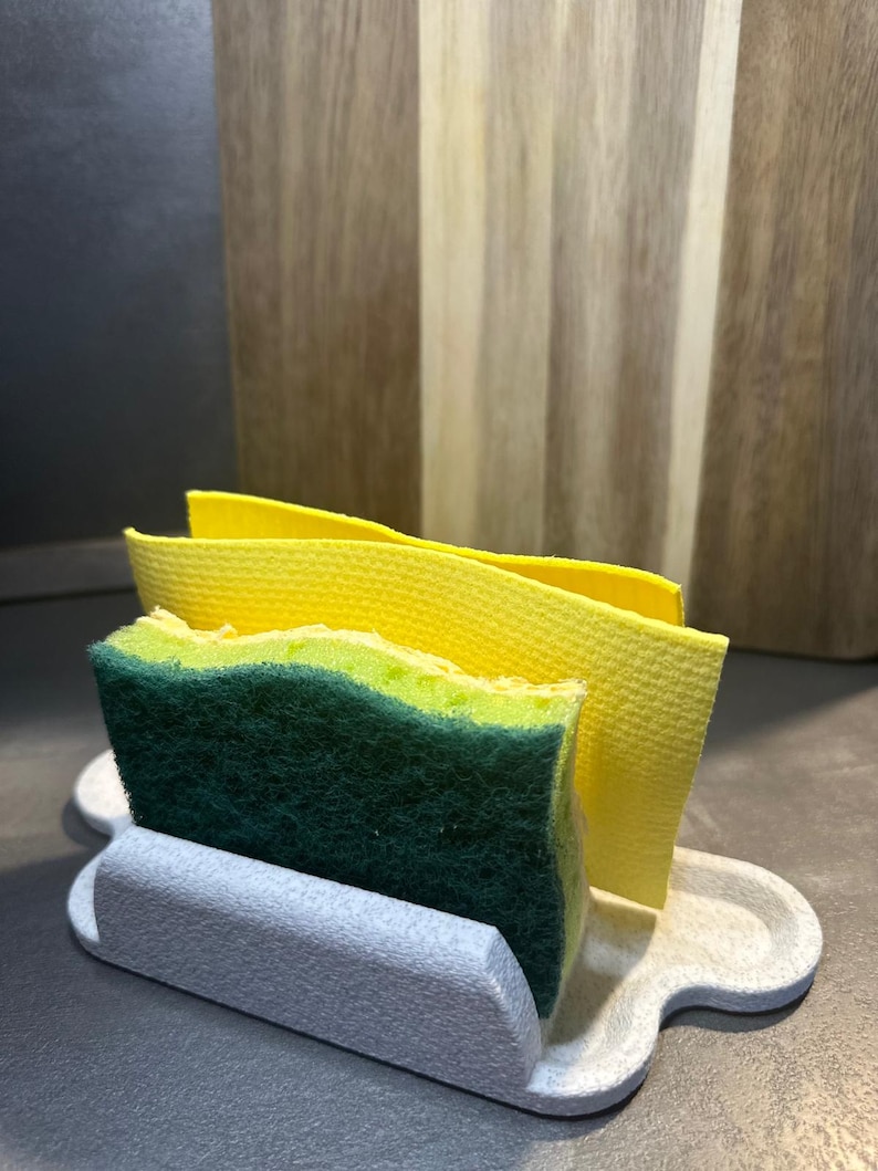 Sleek Minimalist Sponge Dryer Holder Anti Slip Modern Tissue Napkin ...