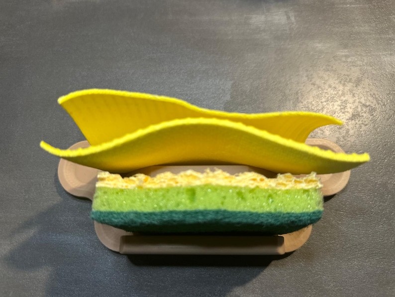 Sleek Minimalist Sponge Dryer Holder Anti Slip Modern Tissue Napkin ...