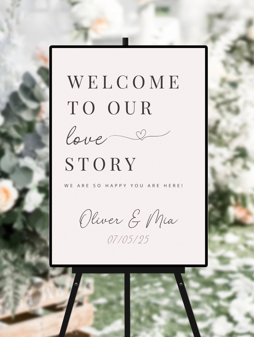 Personalised WEDDING SIGN Wedding,digital Download, Welcome Poster ...