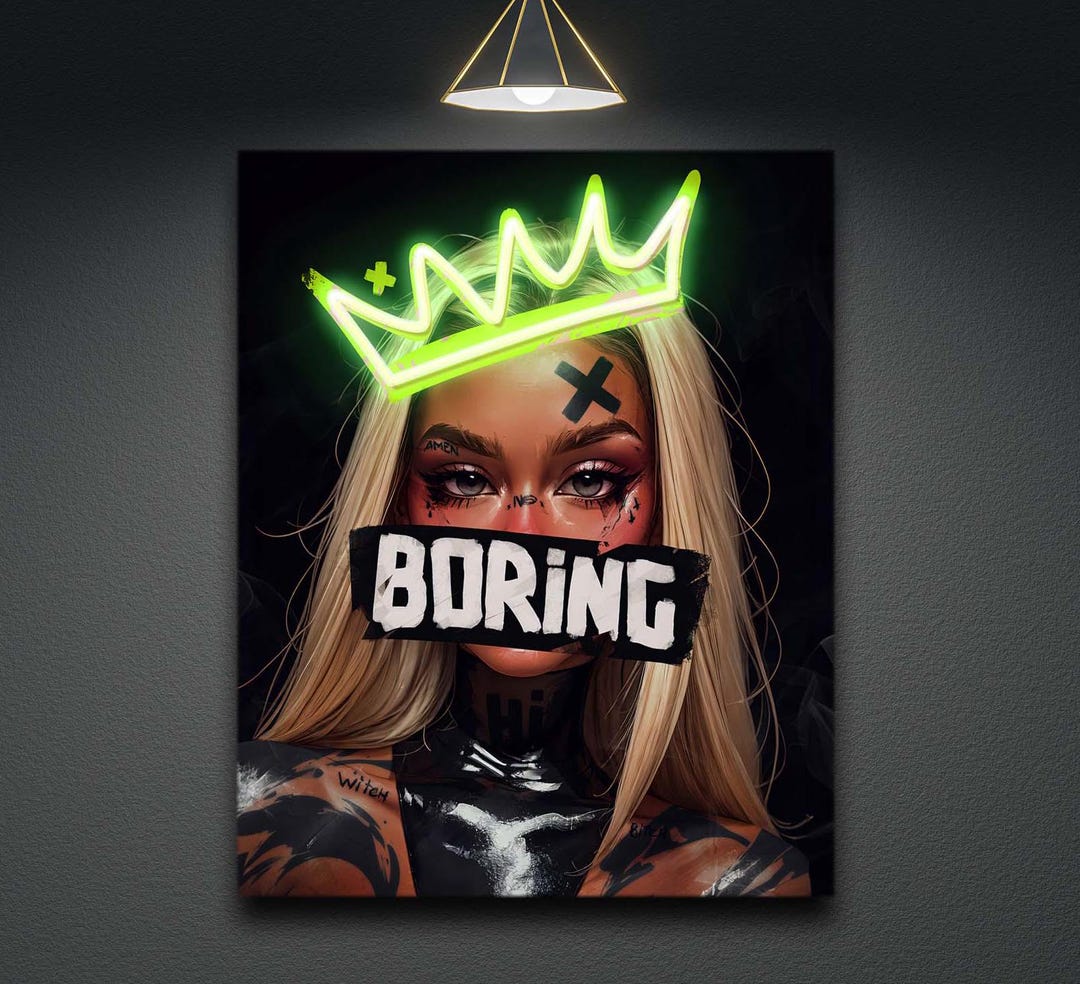 Wow Lady Pop Art LED Neon Sign, Neon Light Wall Art, Light up Signs ...