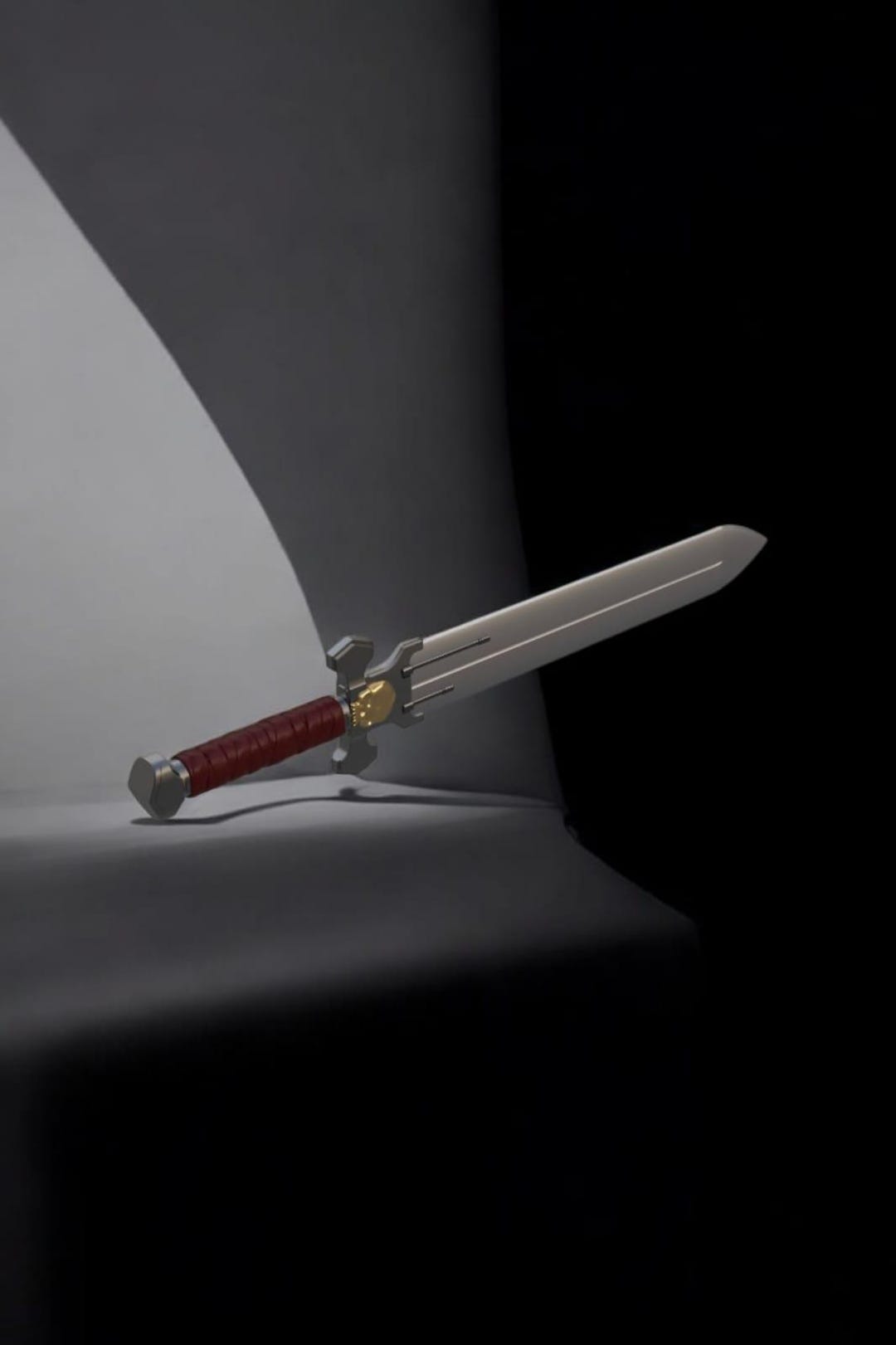 3D Space Marine 2 - Power Sword, "3d Printed Space Marine 2 Power Sword ...