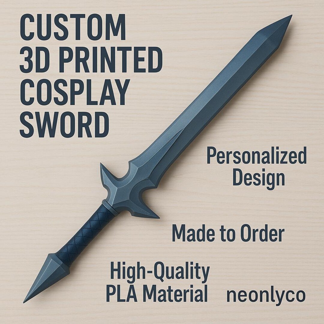 Custom 3D Printed Sword ,3D Printed Sword,3d Printed Custom Sword , 3D ...