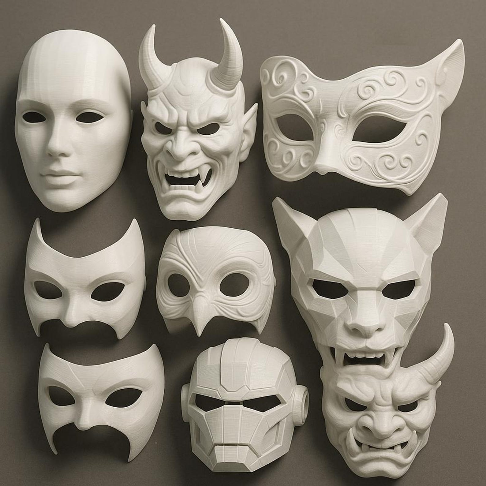 Custom 3D Printed Mask: Upload Your Design - Etsy