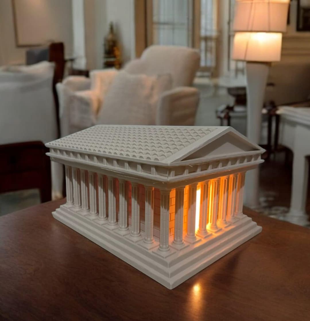 3D Printed Parthenon Model, Greek Parthenon Replica Model, 3D Printed ...