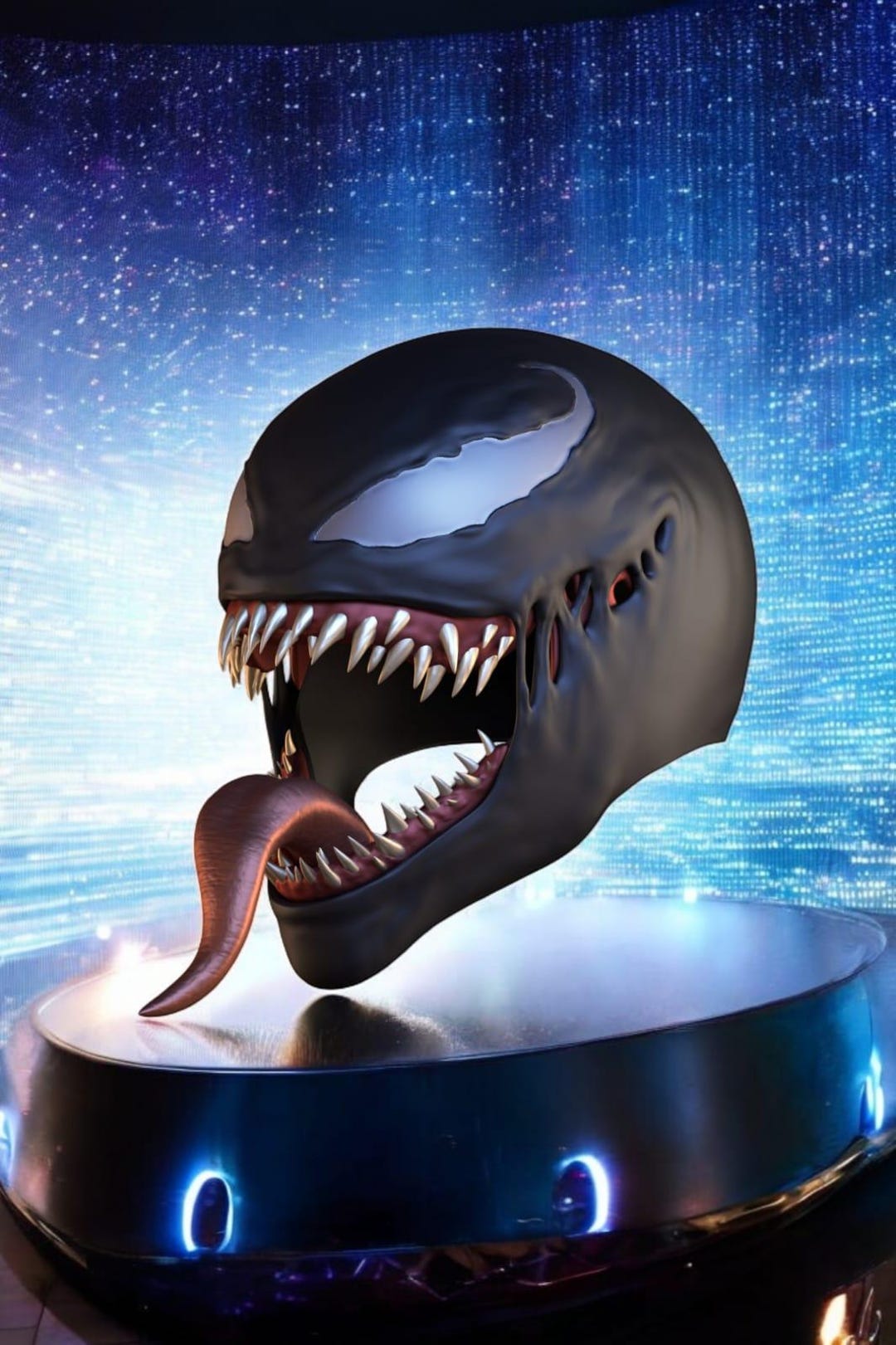 3D Printable Venom Mask, Venom Cosplay Mask, Custom Venom Helmet, Venom ...