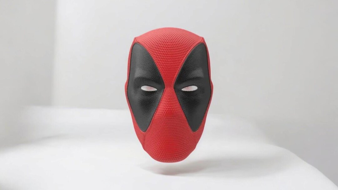3D Printed Deadpool Mask, Deadpool Cosplay Mask, 3D Printed Deadpool ...