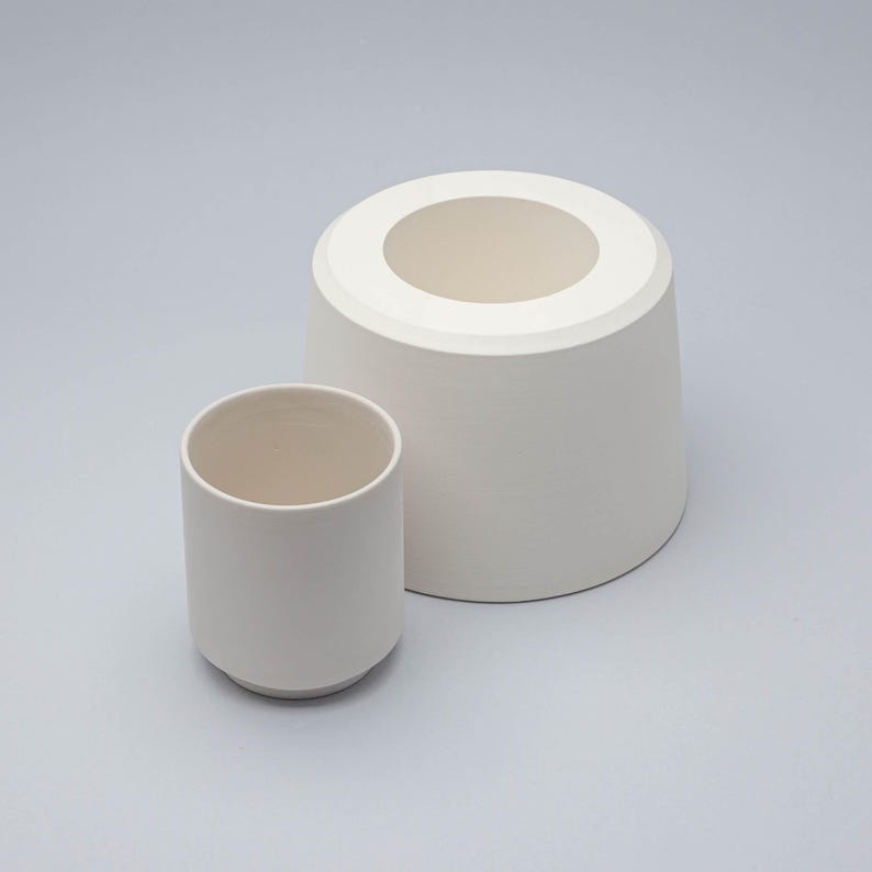 Slipcasting Plaster Mold for Ceramic Form Gipsform Medium Size Mug, Cup ...