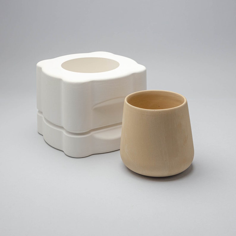 Slipcasting Plaster Mold for Ceramic Form Gipsform for Large Size Mug ...