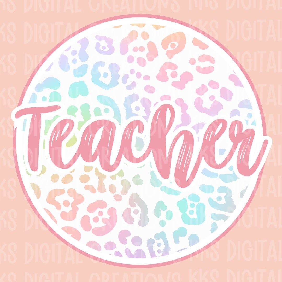 Teacher Digital Download- PNG - Etsy