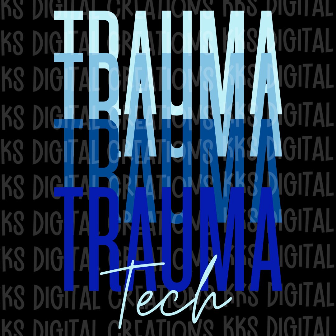 Trauma Tech- PNG Download - Etsy