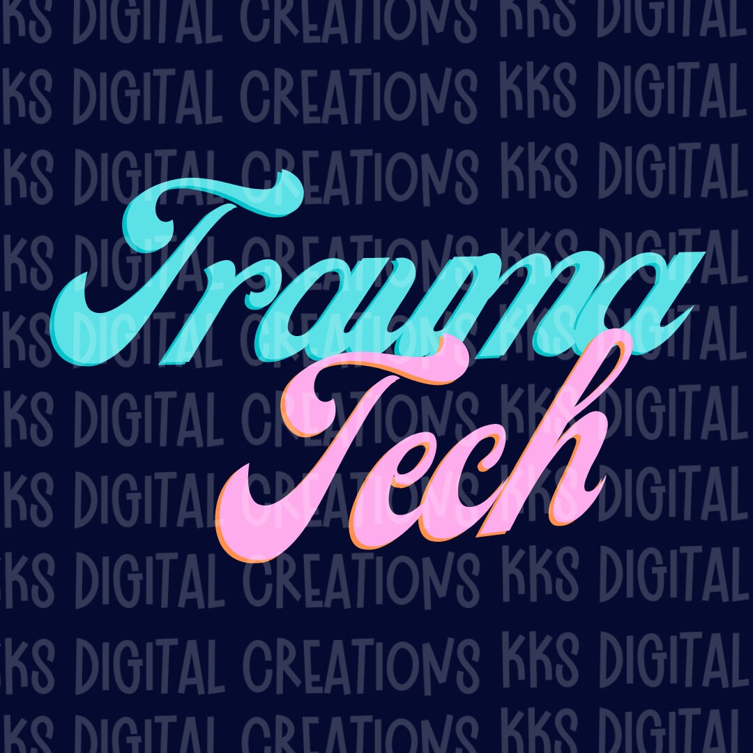 Trauma Tech Digital Download PNG - Etsy