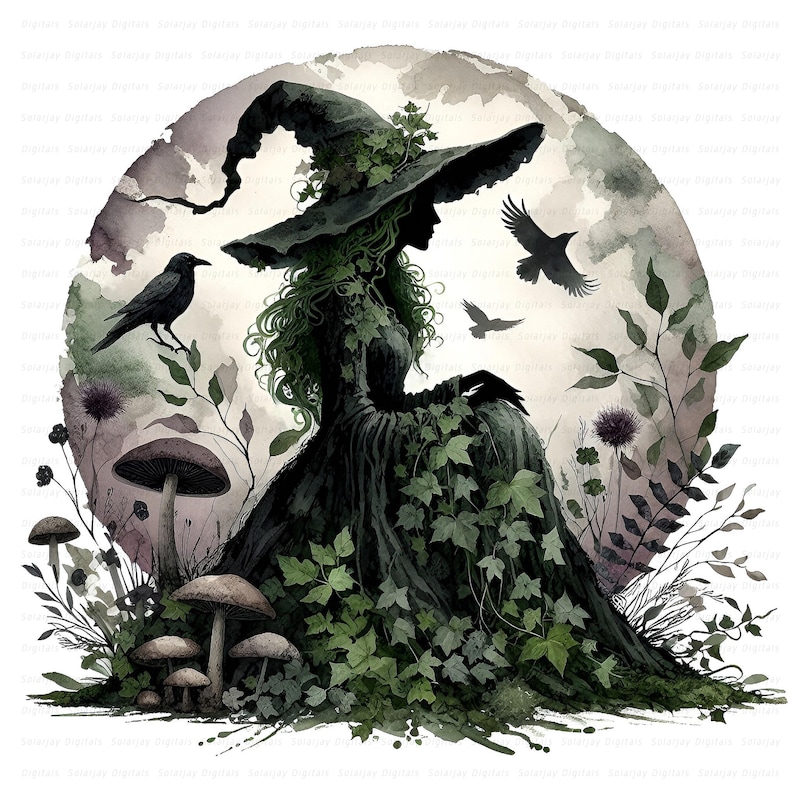 Forest Witch Art - Etsy