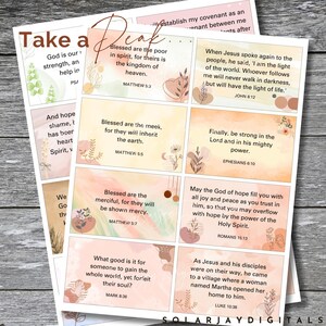 365 Bible Verses Boho Bible Verse Cards Printable Bible Verse Cards ...