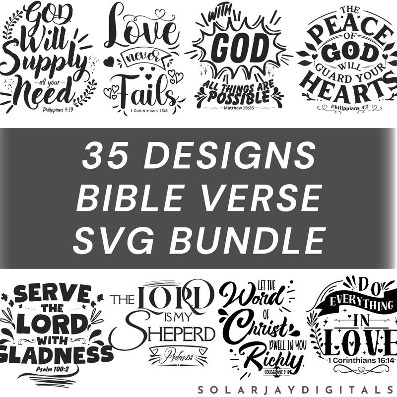 Bible Verse Svg - Etsy