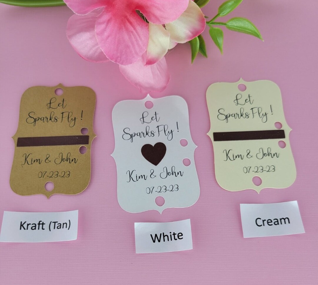 Sparkler Tags- Let Sparks Fly! for Weddings, Anniversary, Parties ...