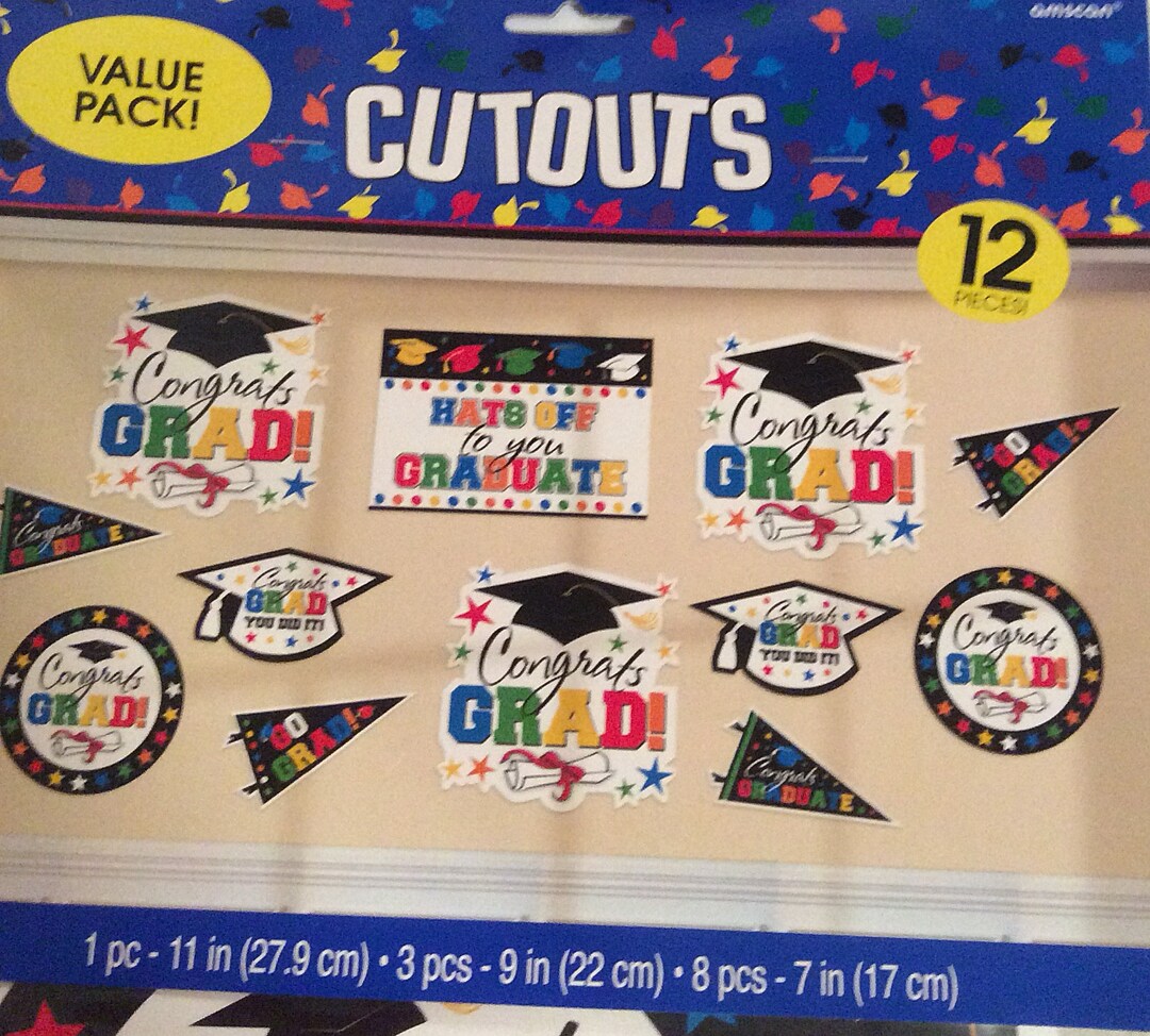 Graduation Decoration Cut Outs - Etsy