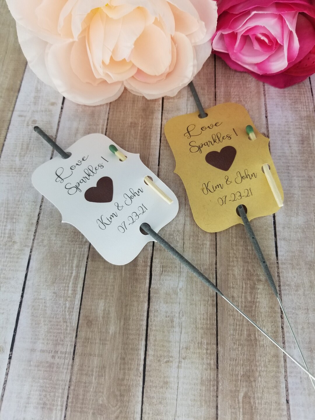 Sparkler Tags, for Weddings, Anniversary, Parties, Unique and ...